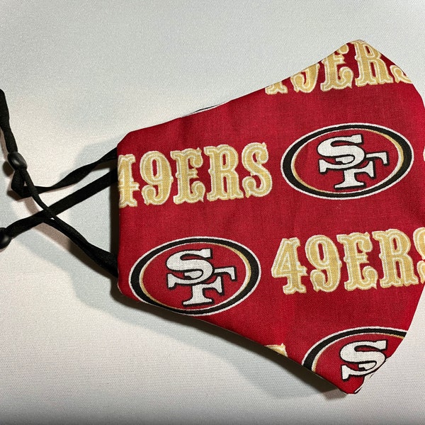 San Francisco 49ers Face Mask - Etsy