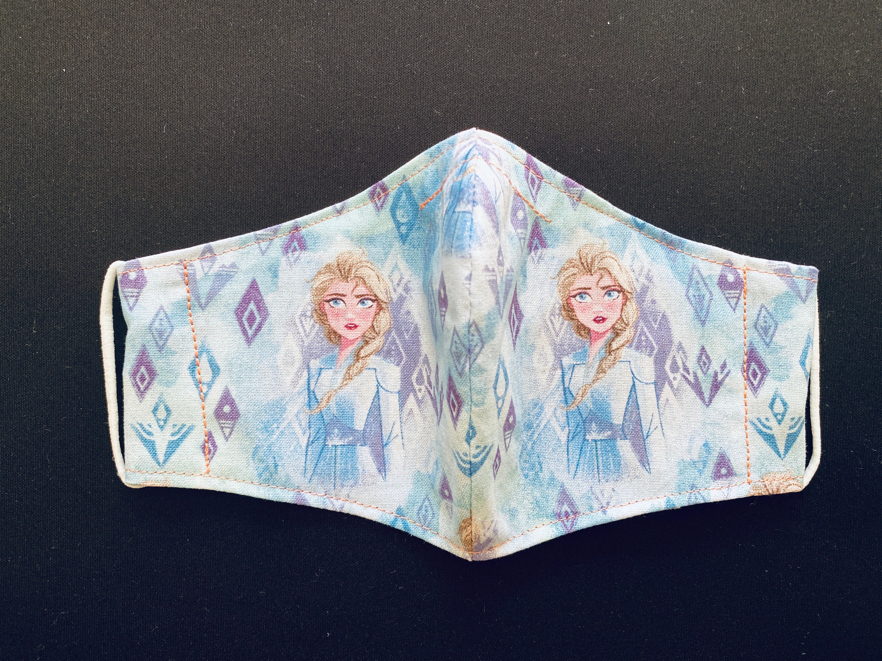 Frozen Elsa Kid's FACE MASK 100% Cotton With Filter | Etsy
