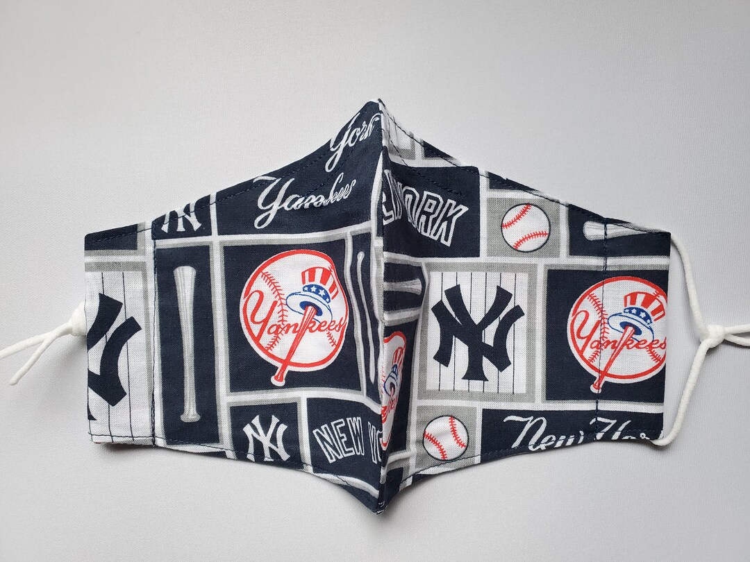 NY Yankees Stadium MLB Fabric Face Mask, PM2.5 Filter Included, 100% ...