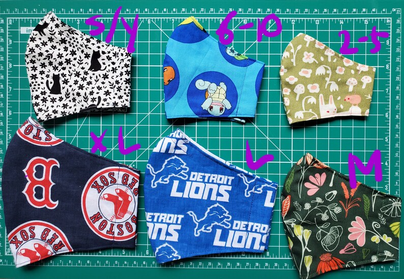 Los Angeles Angels MLB Fabric Face Mask 100% Cotton W/ Filter | Etsy