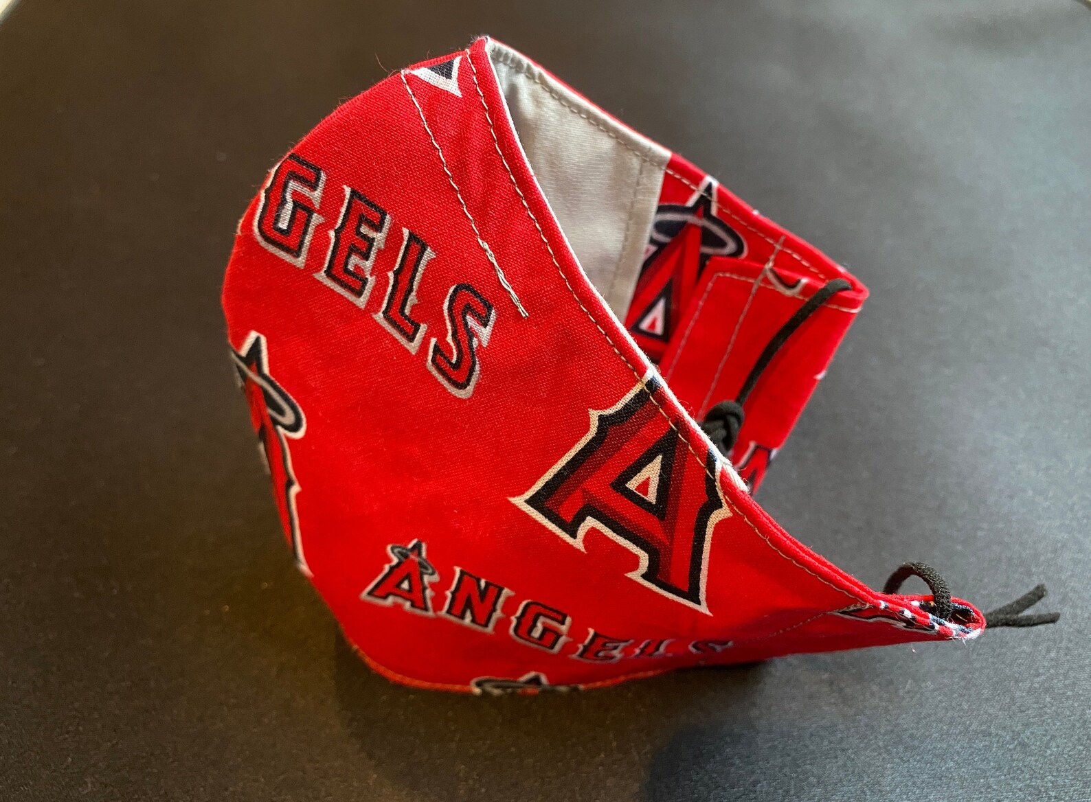 Los Angeles Angels MLB Fabric Face Mask 100% Cotton W/ Filter | Etsy