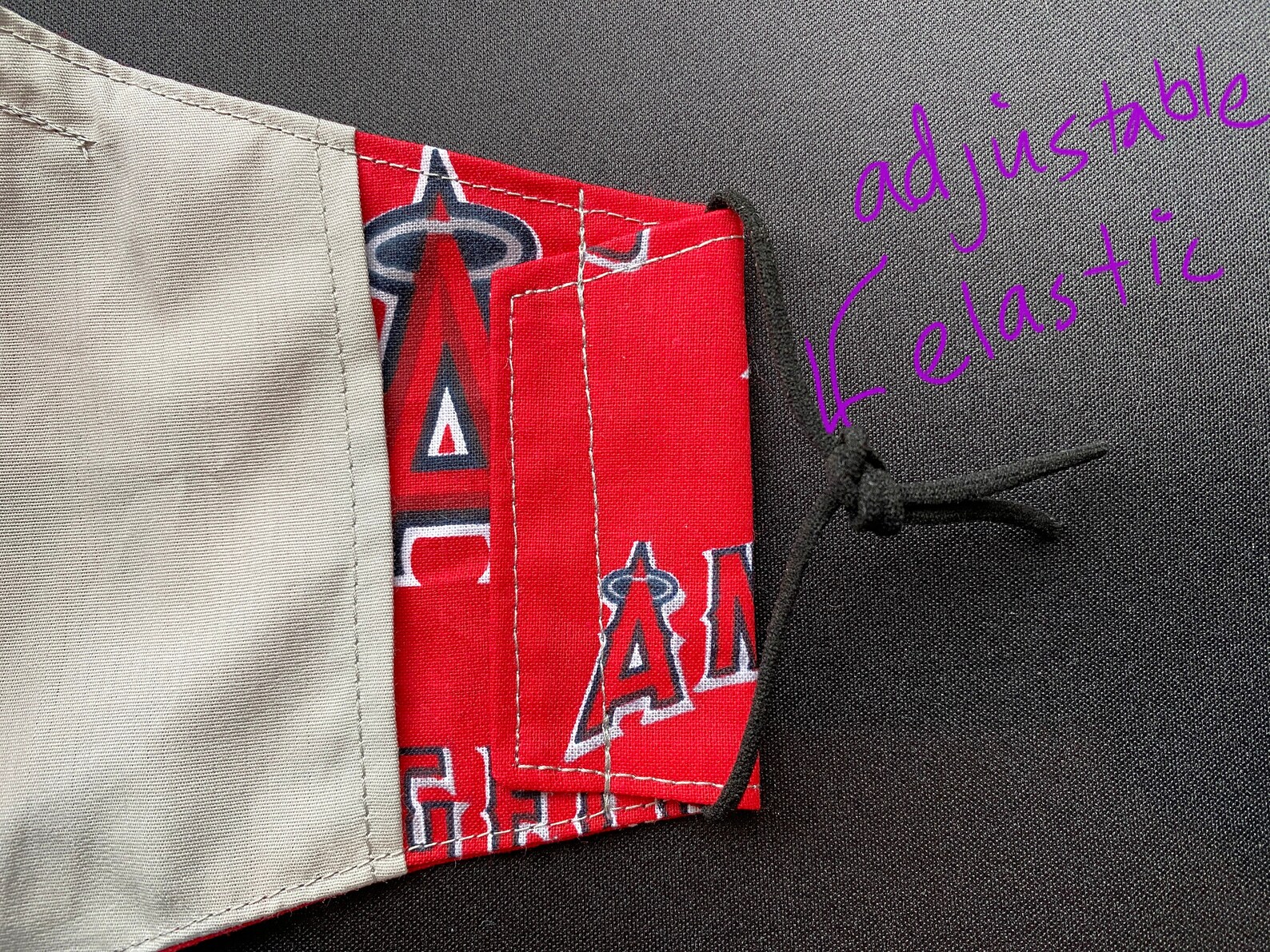 Los Angeles Angels MLB Fabric Face Mask 100% Cotton W/ Filter | Etsy