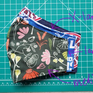 Indianapolis COLTS NFL Fabric Face Mask, 100% Cotton W/ Filter Pocket ...