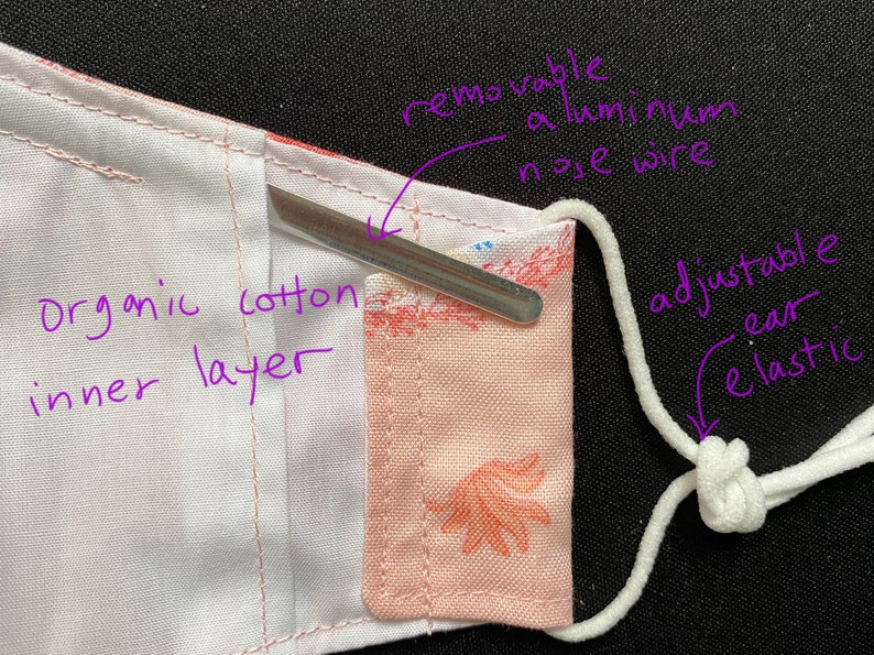 Little Mermaid Ariel Fabric Kids FACE MASK 100% | Etsy