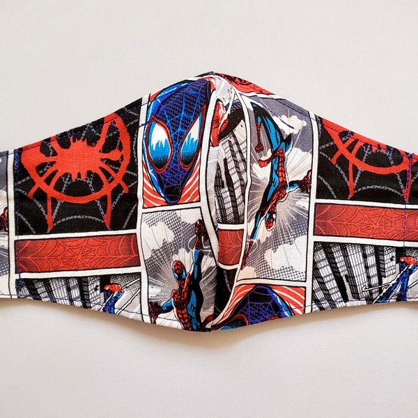 Spiderman Face Mask Adult - Etsy