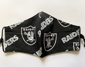 Las Vegas Raiders Face Mask - Etsy