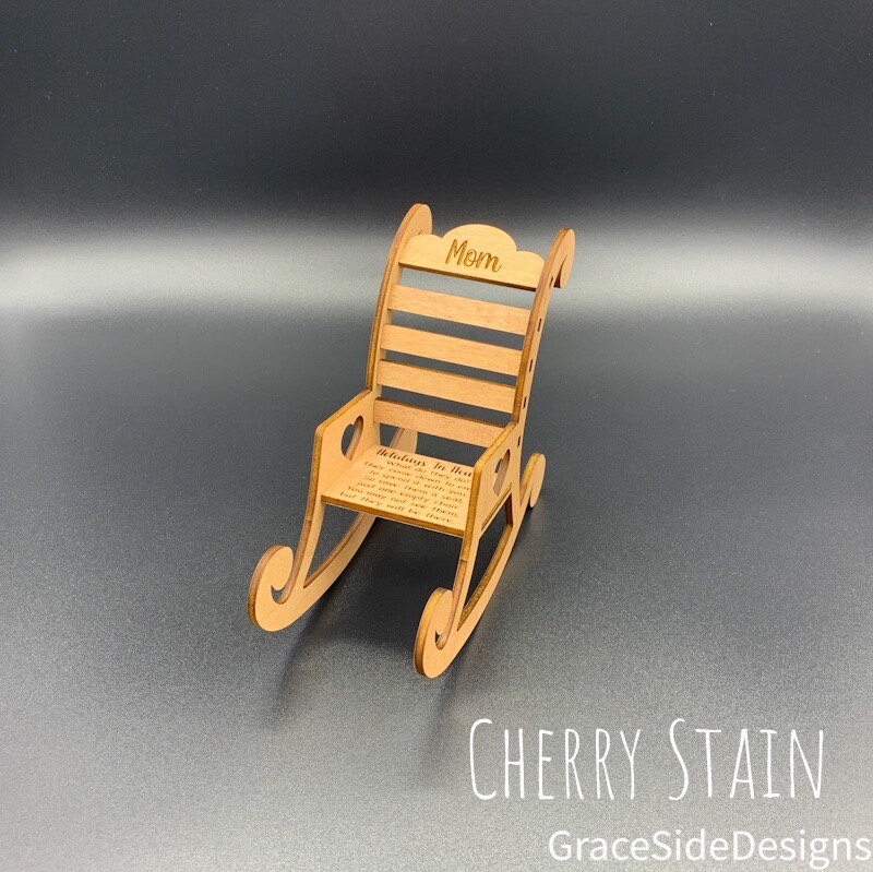 Save A Seat Holidays in Heaven Rocking Chair Christmas in | Etsy