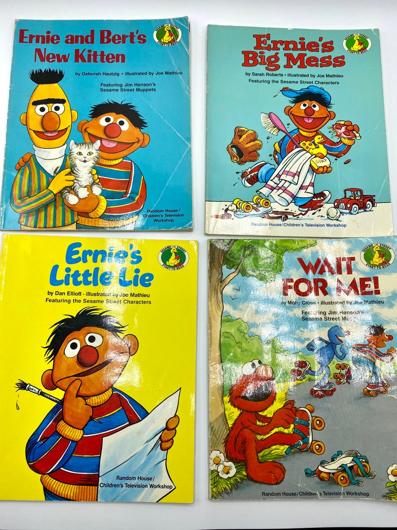 Vintage Sesame Street Start to Read Book Set - Etsy Vintage Sesame Street Start to Read Book Set - Etsy