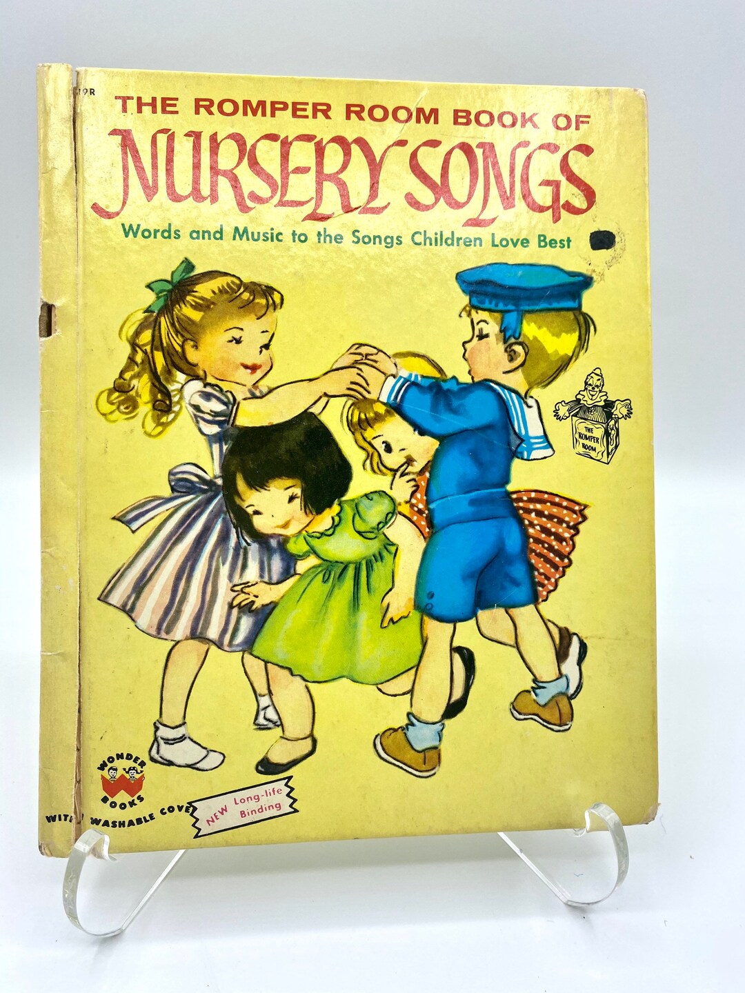 Antique 1954 the Romper Room Book of Nursey Songs Wonder - Etsy