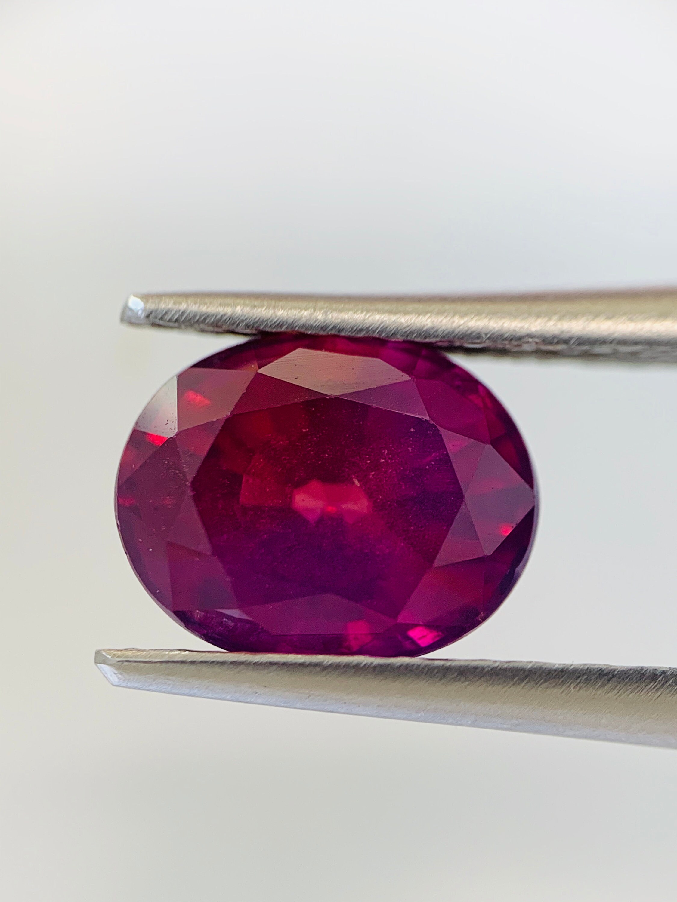 Natural Vivid Purple Pink Sapphire heated 2.60 Cts - Etsy UK