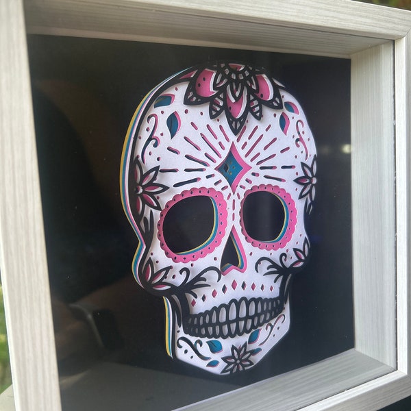 Sugar Skull Art - Etsy UK