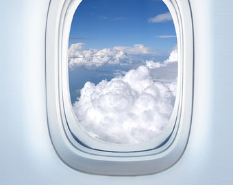 Airplane Window Printable - Etsy