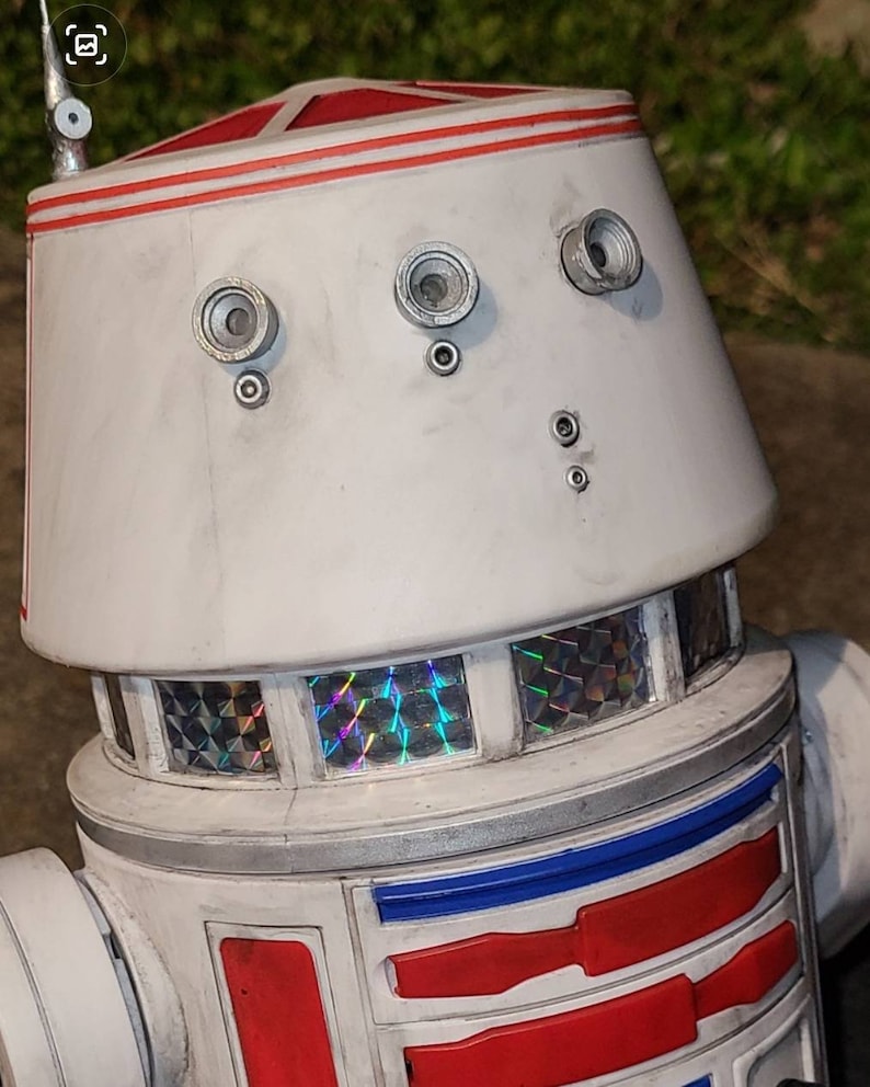 Droid Depot R5 Unit Dome Holographic Stickers - Etsy