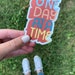 One Day at A Time Sticker Inspirational Vinyl Matte Die Cut Sticker for ...