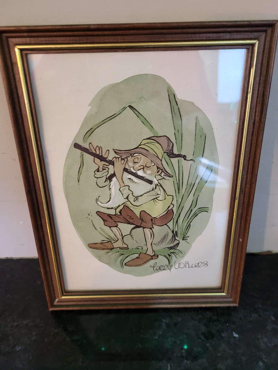 Leprechaun Series 2 Original Signed Watercolour by Terry Willers Framed ...