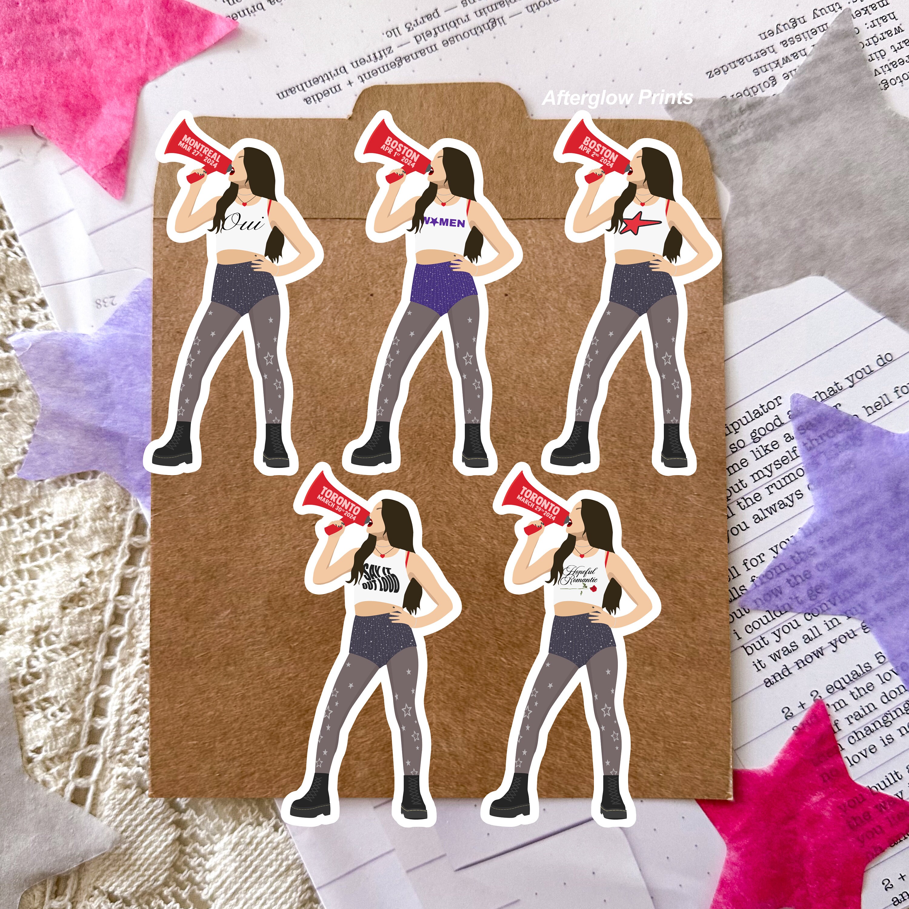GUTS Tour Inspired Stickers (5 Pcs) - Etsy