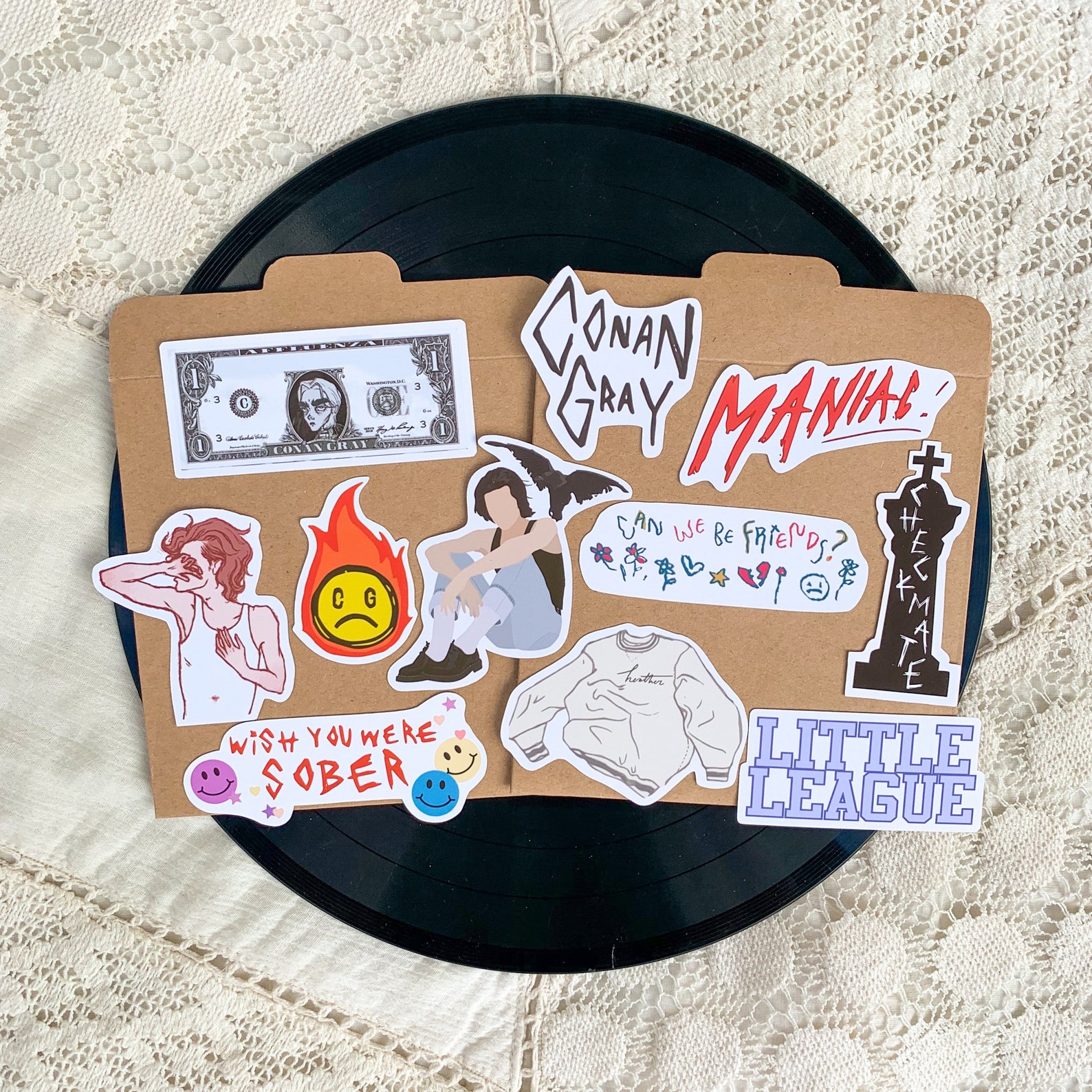 Conan Gray Inspired Sticker Pack (11 Pc) + Bonus Sticker - Etsy Canada