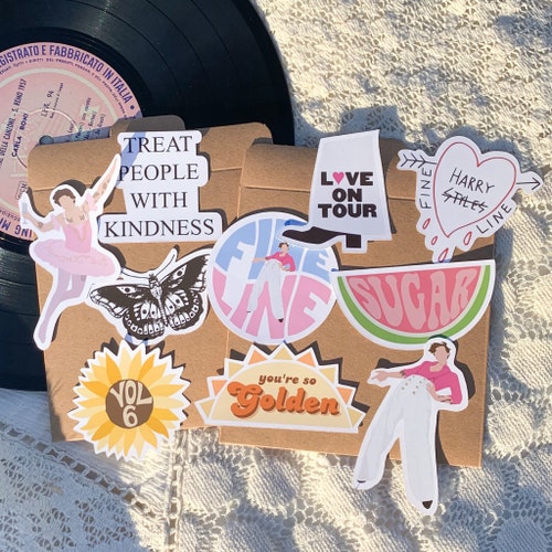 Harry Styles Random Sticker Pack for Laptop Hydroflask - Etsy
