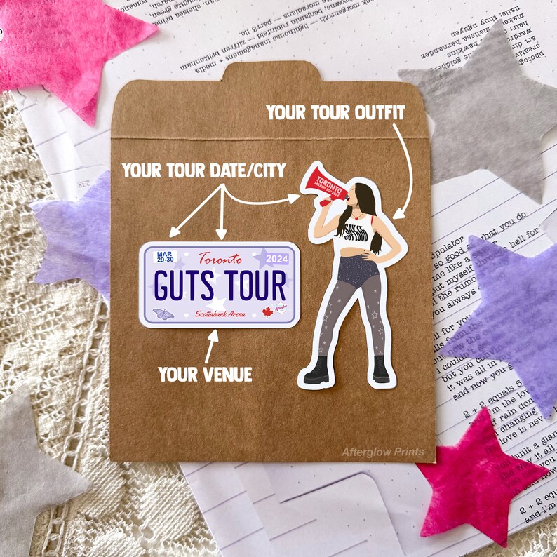 GUTS Tour Inspired Stickers (5 Pcs) - Etsy