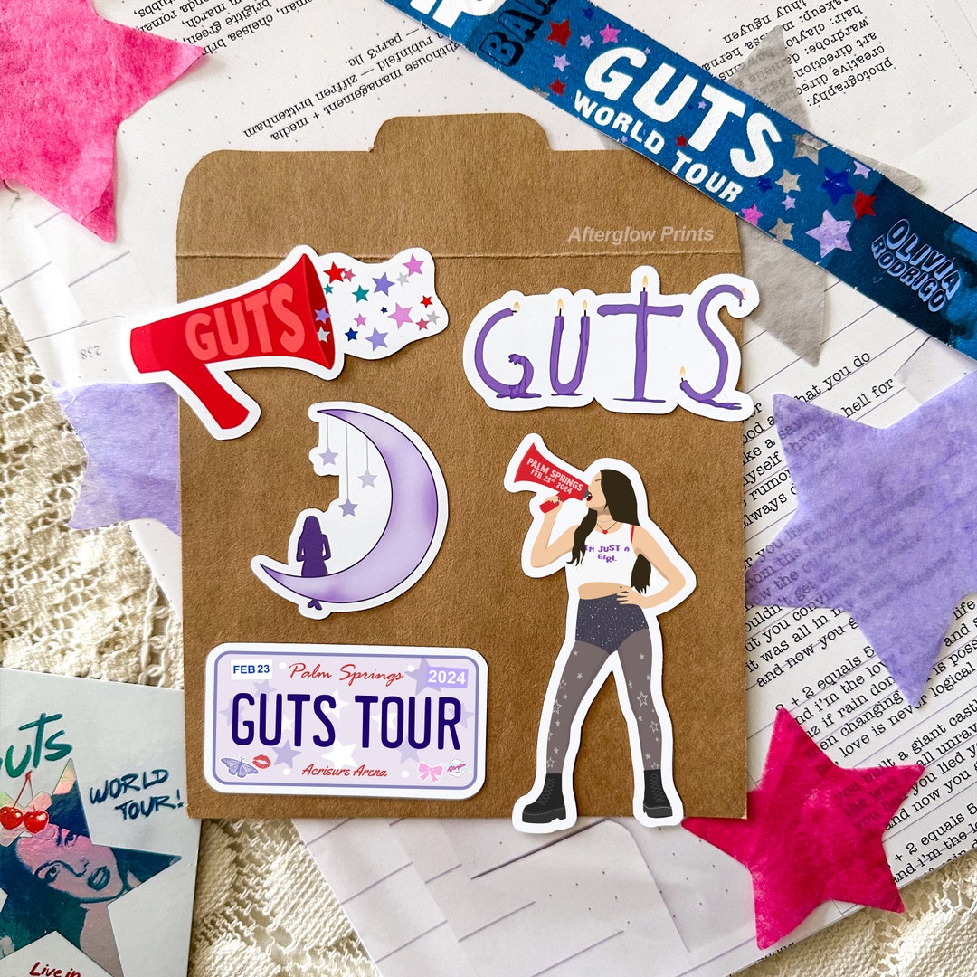 GUTS Tour Inspired Stickers (5 Pcs) - Etsy