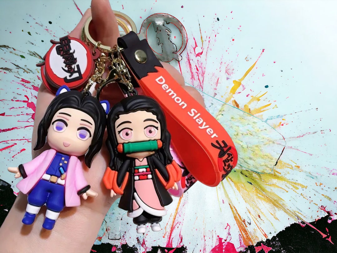 Demon Slayer Keychains - Etsy