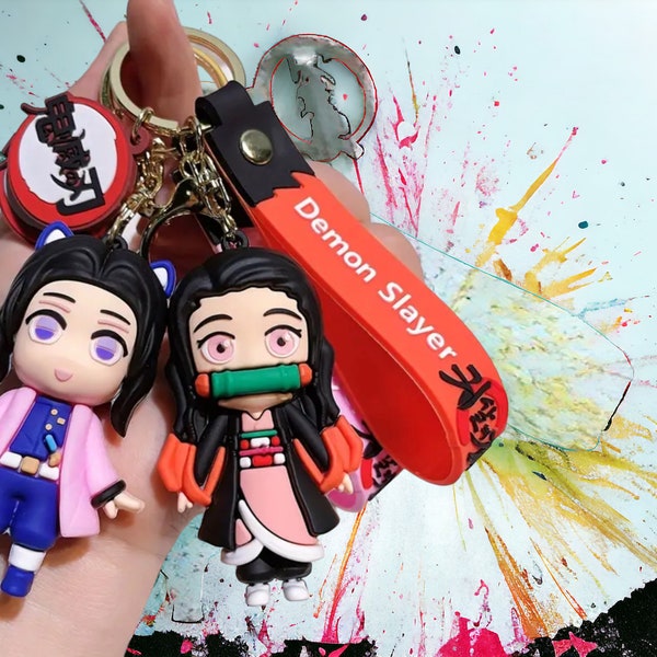 Demon Slayer Keychain - Etsy