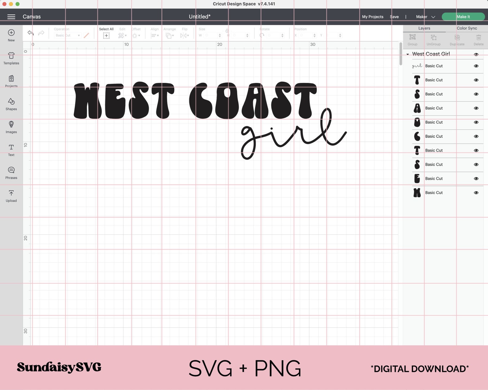 West Coast Girl Svg Beach Girl Svg California Girl Svg - Etsy Canada