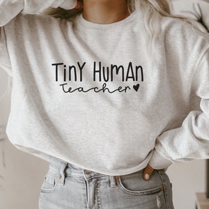 Tiny Human Teacher SVG Teacher Gift SVG Teacher and Student SVG Work of ...