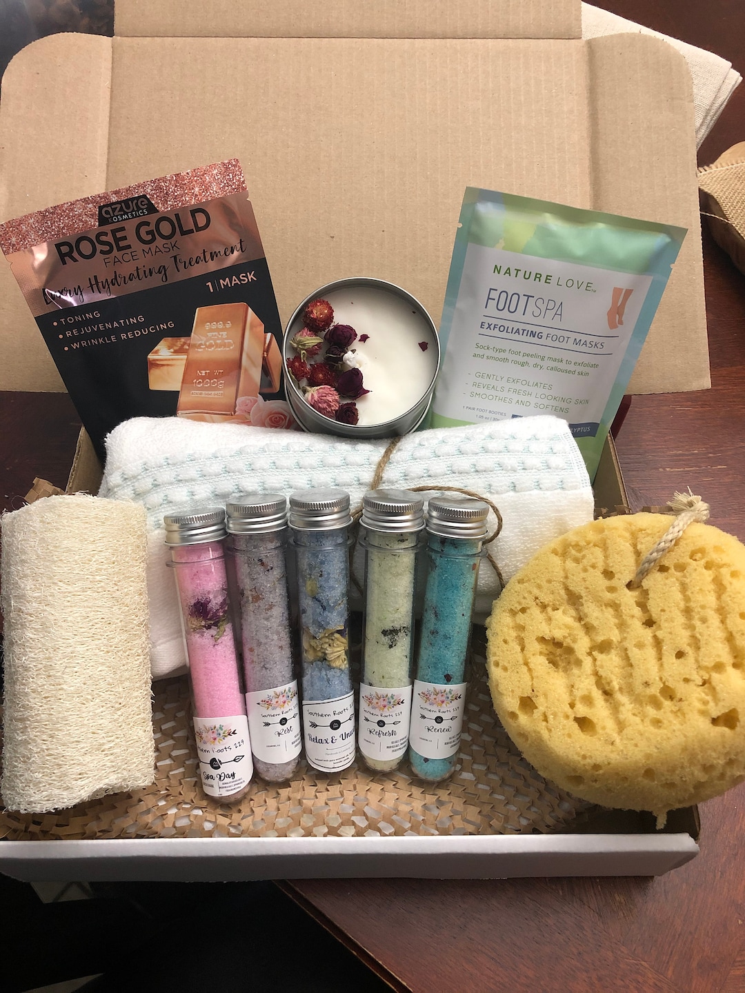 Spa Day Gift Set / Pamper Yourself - Etsy