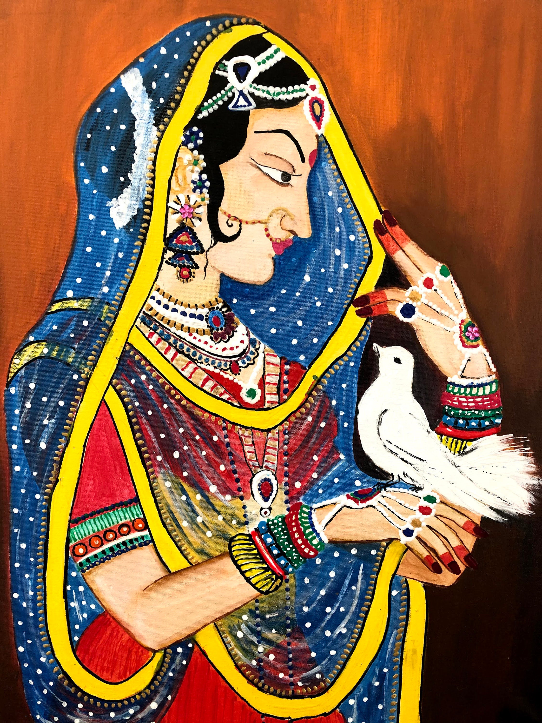 Handmade Banithani Painting - Etsy