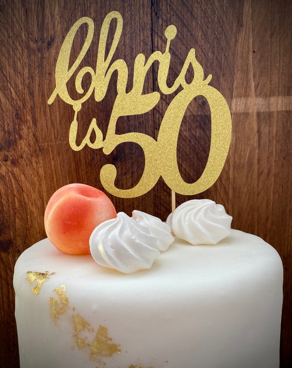 Personalised Age Cake Topper Age Cake Topper Birthday Cake | Etsy