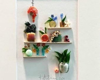 3D Art Here & Now Botanical Indoor House Plant Theme Wall Art Decor ...