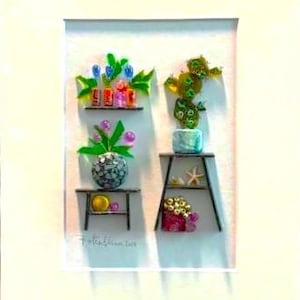 3D Art Here & Now Botanical Indoor House Plant Theme Wall Art Decor ...