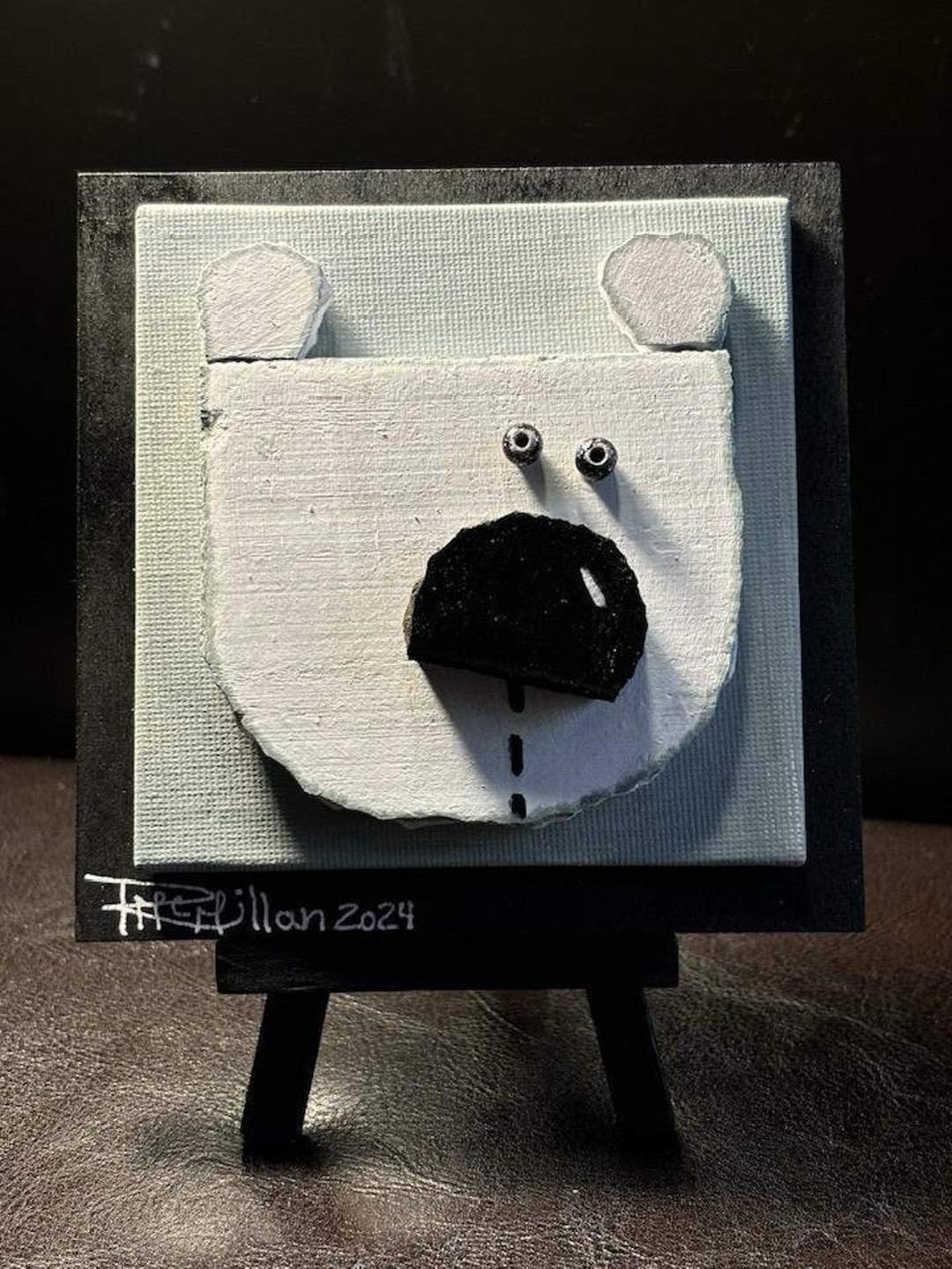 3D Art | Frosty Snuffles - the Polar Bear | Bear Lovers Gift | Wall Art ...