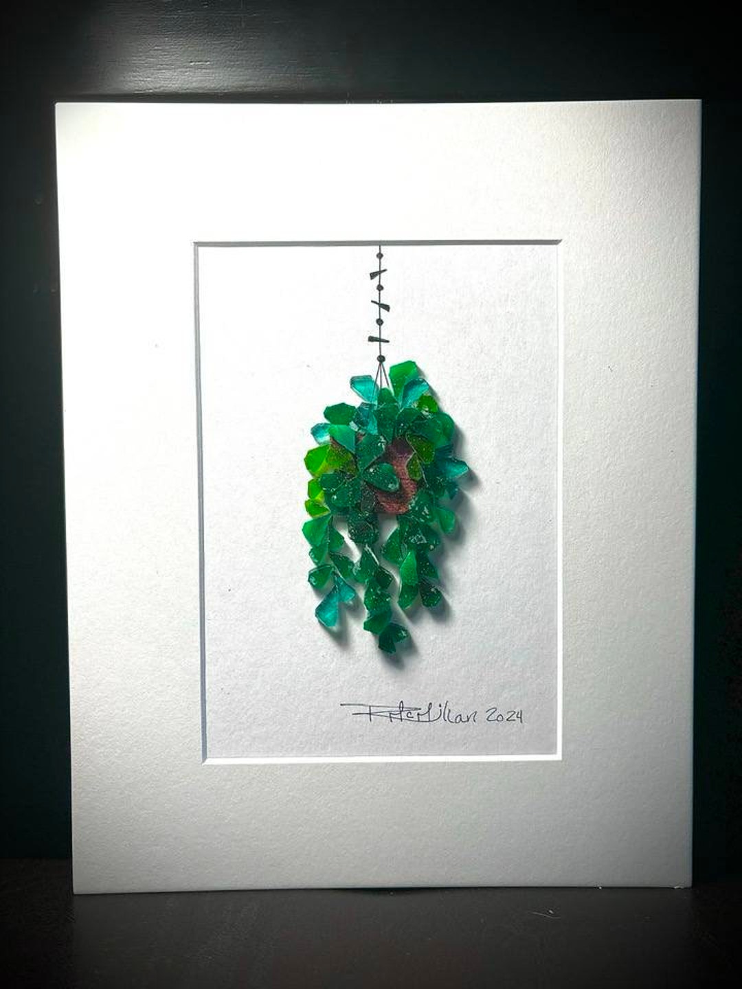 3D Art Hanging Plant Art Botanical Indoor House Plant Theme Wall Art ...