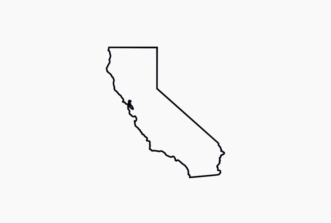 California SVG California Outline Svg California SVG Outline of ...