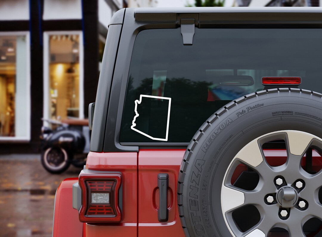 Arizona Outline Decal Arizona State Arizona Outline State of - Etsy