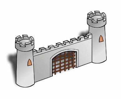 Castle Gate Drawing