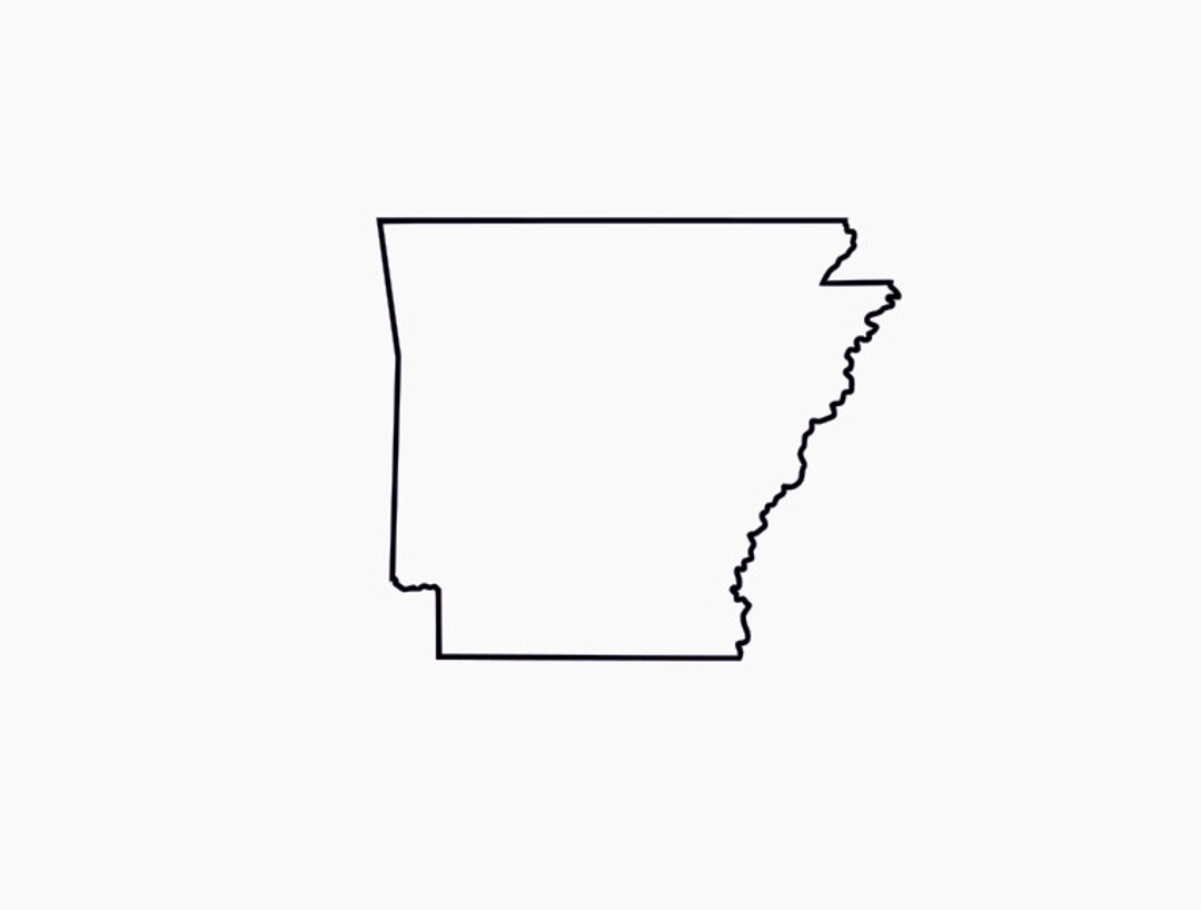 Arkansas SVG Arkansas Outline Svg Arkansas SVG Outline of Arkansas Svg ...