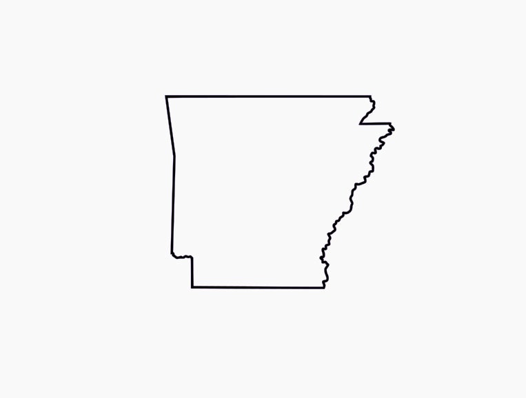 Arkansas SVG Arkansas Outline Svg Arkansas SVG Outline of Arkansas Svg ...