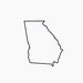 Georgia SVG Georgia Outline Svg Georgia SVG Outline of Georgia Svg ...