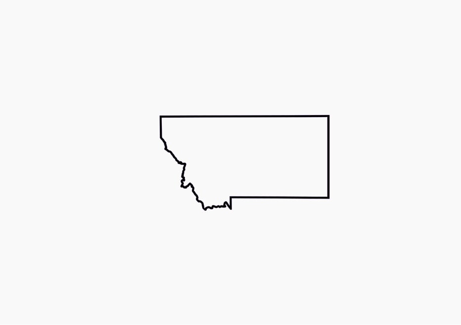 Montana SVG Montana Outline Svg Montana SVG Outline of Montana Svg ...