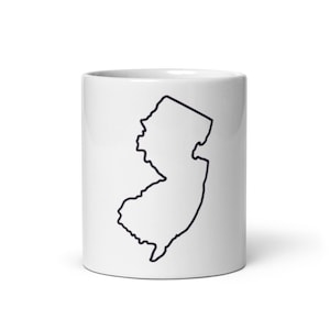 New Jersey SVG New Jersey Outline Svg NJ SVG Outline of Nj Svg Includes ...