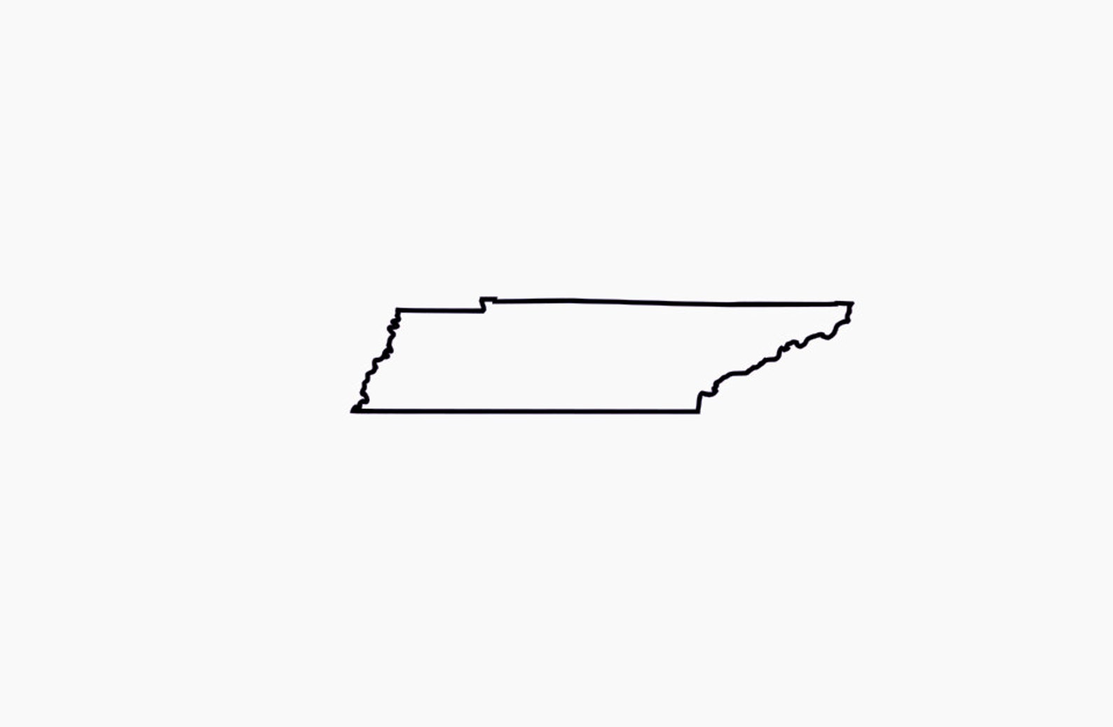 Tennessee SVG Tennessee Outline Svg Tennessee SVG Outline of Tennessee ...