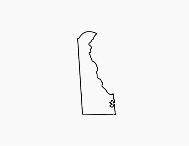 Delaware SVG Delaware Outline Svg Delaware SVG Outline of Delaware Svg ...