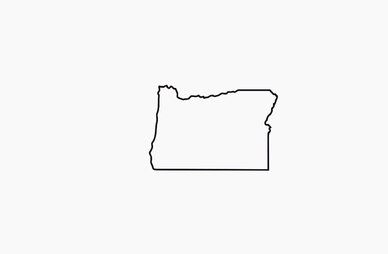 Oregon SVG Oregon Outline Svg Oregon SVG Outline of Oregon Svg Includes ...