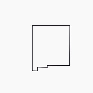 New Mexico SVG New Mexico Outline Svg NM SVG Outline of New Mexico Svg ...