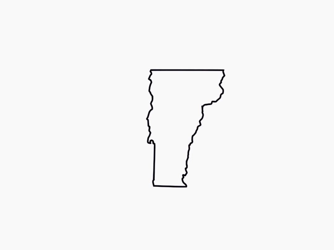Vermont SVG Vermont Outline Svg Vermont SVG Outline of Vermont Svg ...
