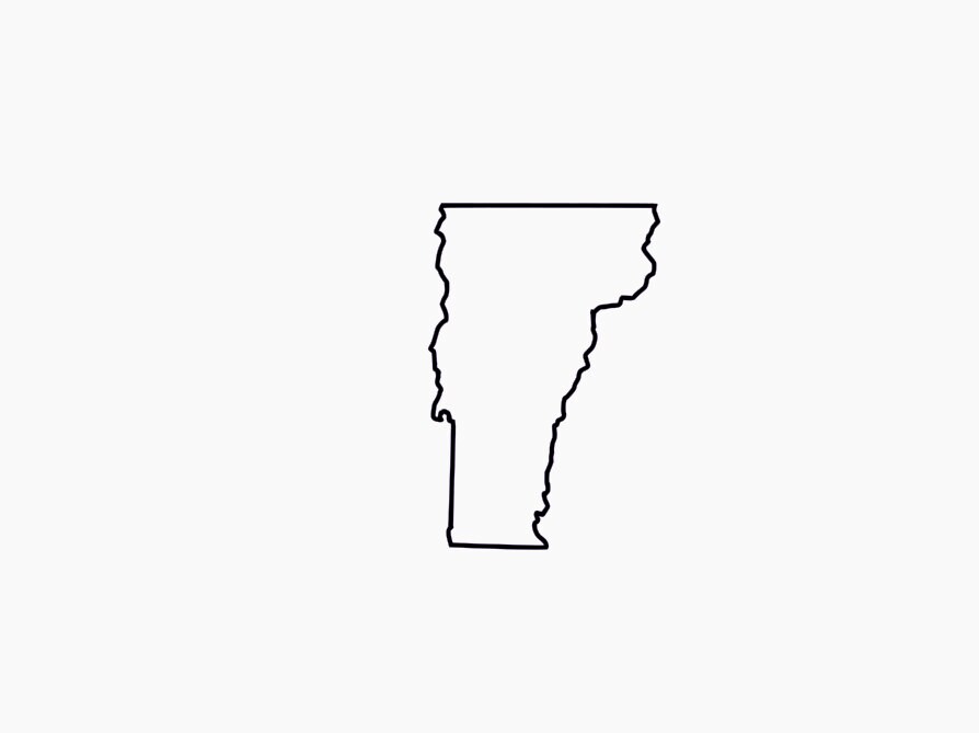 Vermont SVG Vermont Outline Svg Vermont SVG Outline of Vermont Svg ...