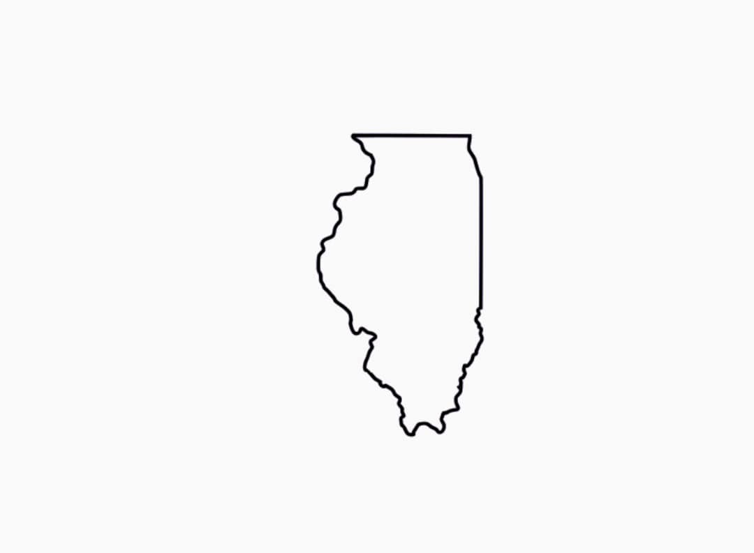 Illinois SVG Illinois Outline Svg Illinois SVG Outline of Illinois Svg ...